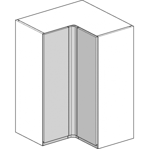 JMWH-650SLCWTJU: Handleless Matt White 650 x 650 Tall L-Shape Corner ...