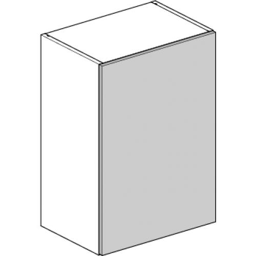 500mm Handleless Matt Cashmere Kitchen Wall Unit from Flat-Pack Kitchens