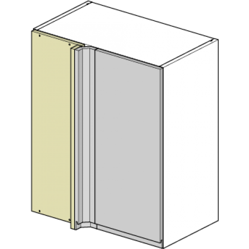 JMCA-SBCWUJ600L: Handleless Matt Cashmere 600 Standard Blind Corner ...