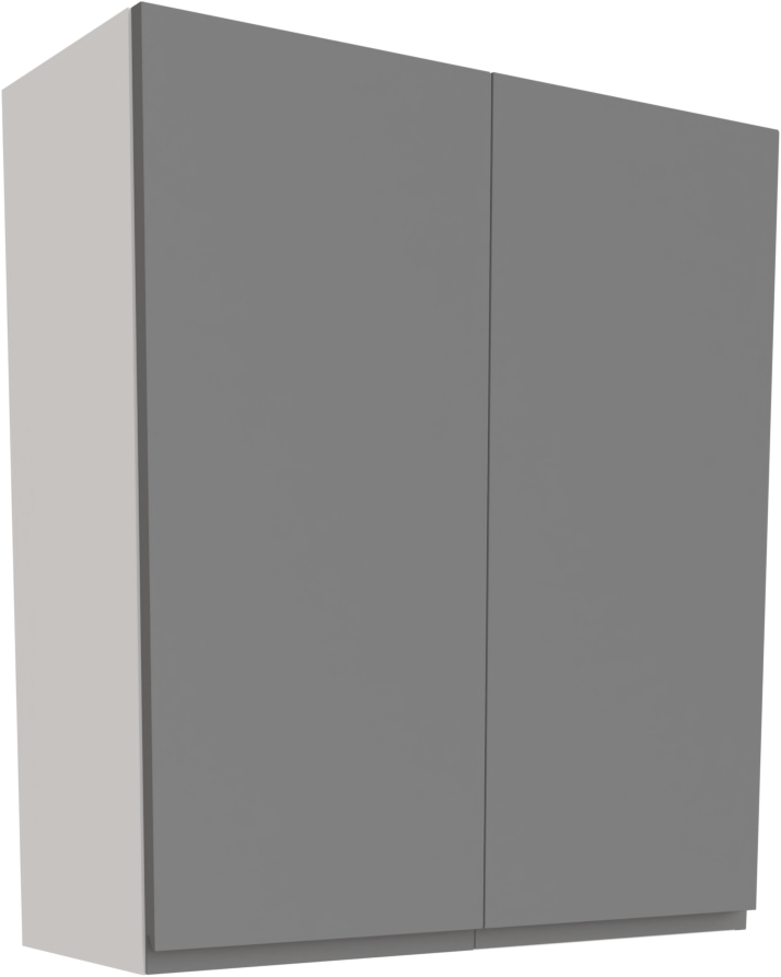 800mm Handleless Matt Dust Grey Kitchen Tall Wall Unit (900mm High) from Flat-Pack Kitchens