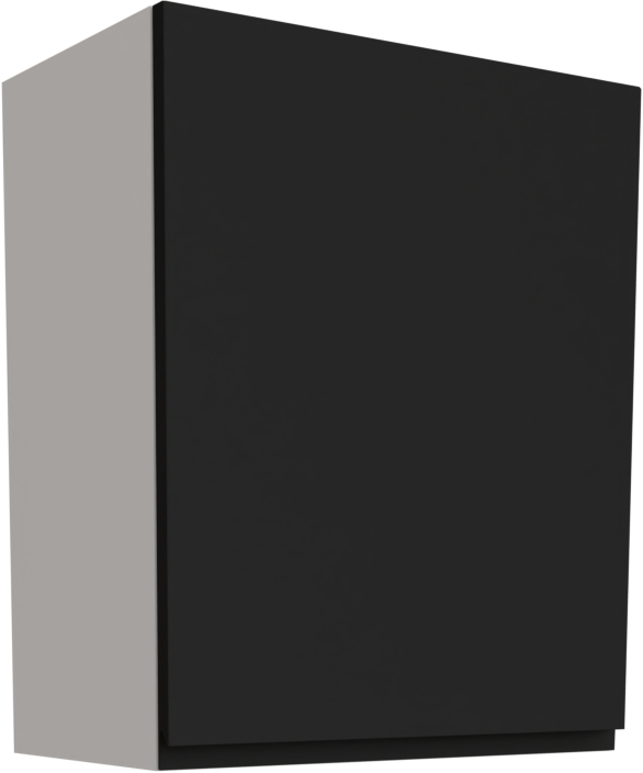 600mm Handleless Matt Graphite Kitchen Wall Unit from Flat-Pack Kitchens